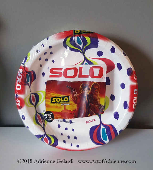 Solo Plate Design Peacock Party Popper – ART OF ADRIENNE