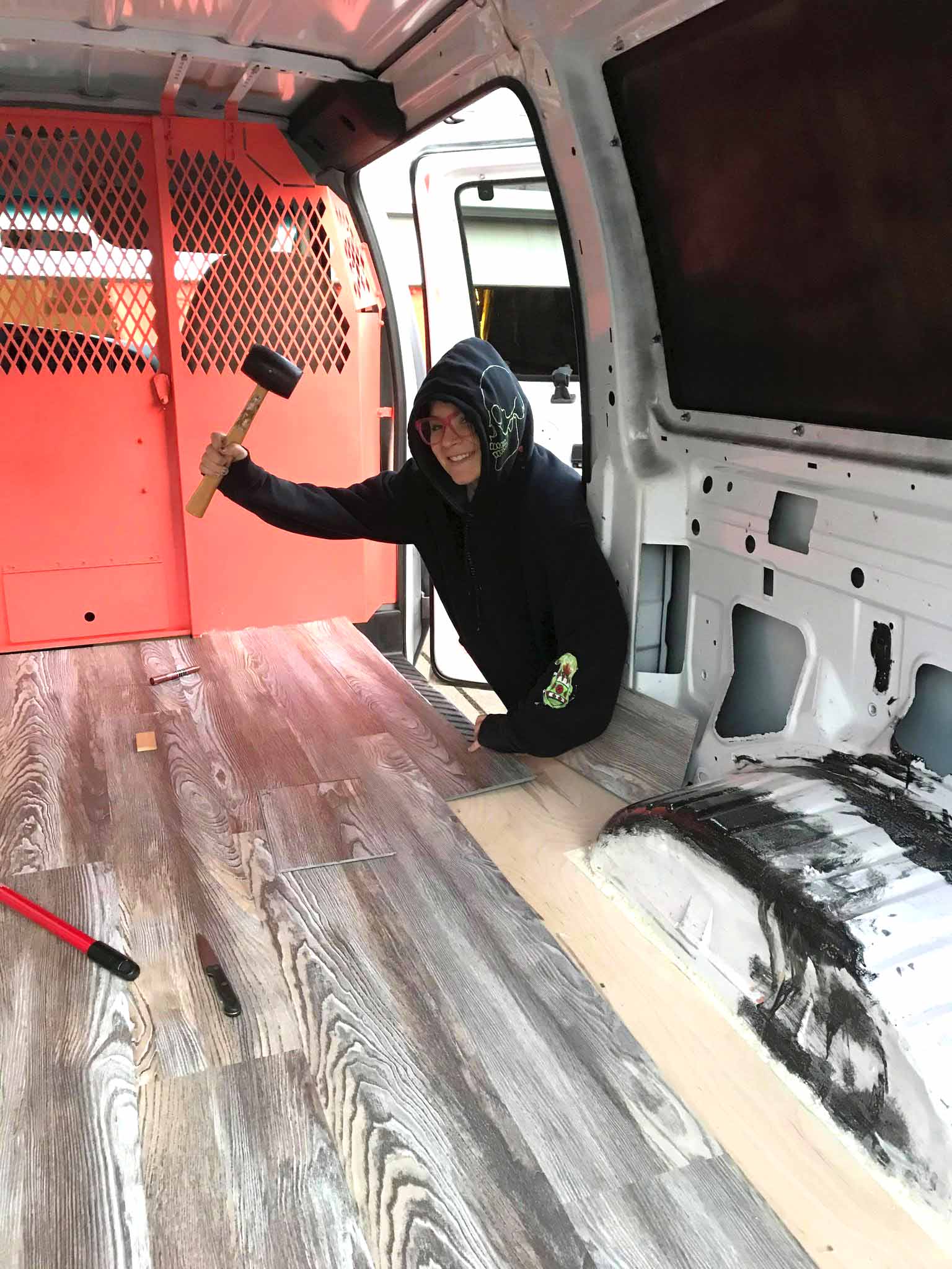 Conversion Van Flooring – ART OF ADRIENNE